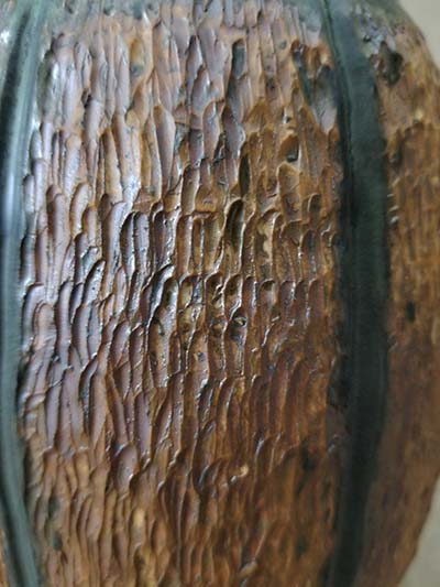 Faux Bois Gourd | Gyldcraft Art Pottery