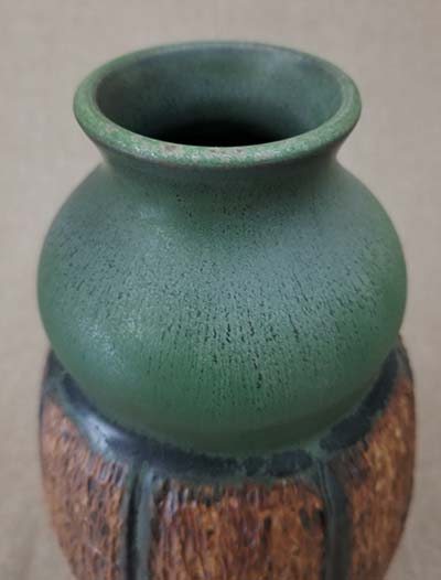 Faux Bois Gourd | Gyldcraft Art Pottery